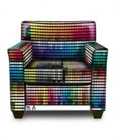 Psychedelic Seating: The Pantone Spectrum Digitally Printed Leather ...