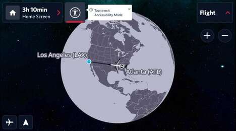 Accessibility-Focused Flight Maps : flight map
