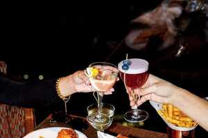 Small-Bite Martini Menus : Oblix Happy Hour
