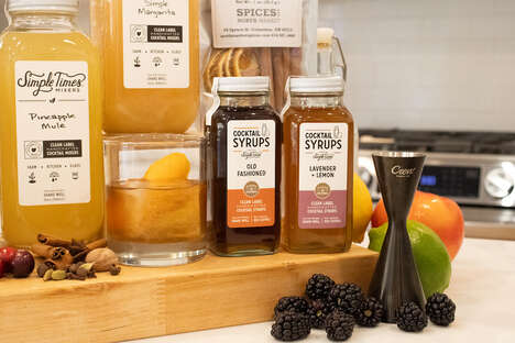 Upcycled Cocktail Syrups : clean label syrups