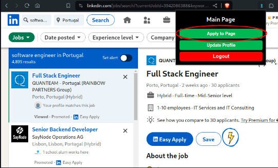 Job Application Automation : AutoJobs1