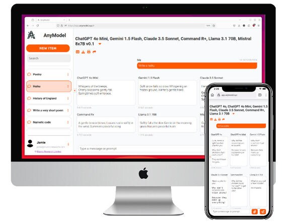 AI Model Comparisons : AnyModel