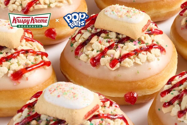 Toaster Pastry-Inspired Donuts : krispy kreme and pop-tart