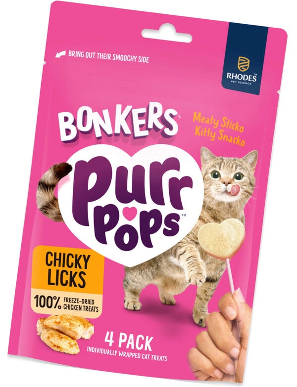 Pet-Friendly Meat Pops : BONKERS' Purrpops
