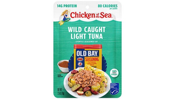 Flavored Tuna Packets : Chicken of the Sea Wild Caught Light Tuna Packet