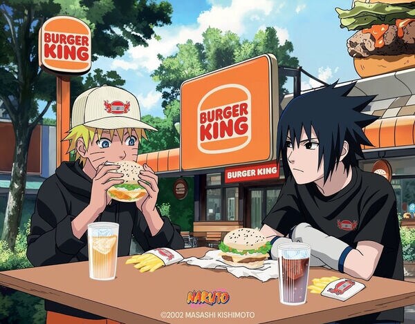 Anime-Inspired QSR Menus : naruto menu