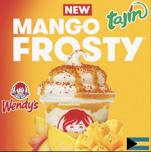 Mexican Seasoned Ice Cream : mango frosty