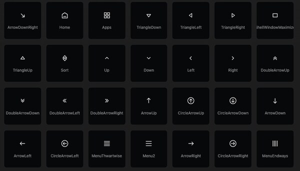 Customizable Icon Libraries : SVG Icons
