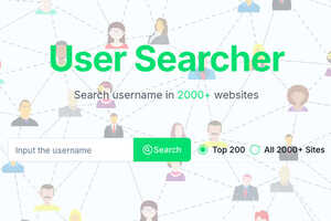 Multi-Platform Search Tools : User Searcher