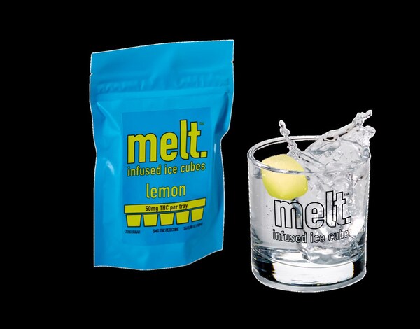 THC-Infused Ice Cubes : THC-infused ice cubes