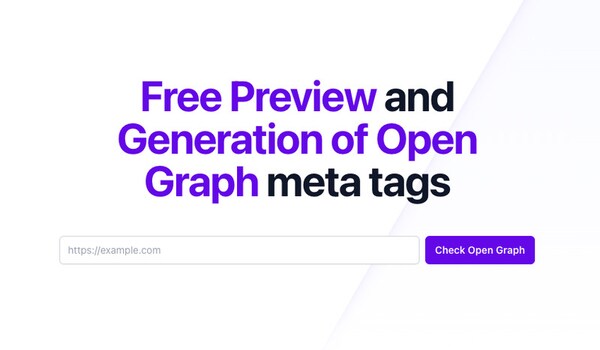 Meta Tag Generators : Open Graph