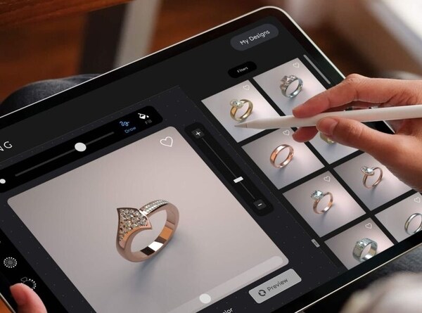 AI-Assisted Jewelry Design Apps : Blng