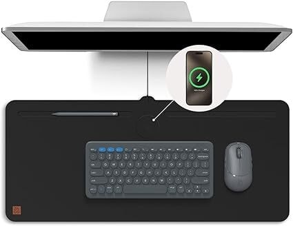 Large Wireless-Charging Desk Mats : ZAGG Desk Mat