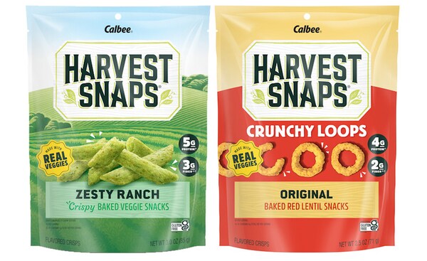 Savory Veggie-Packed Snacks : Harvest Snaps flavors