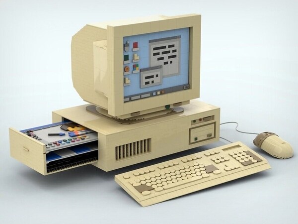 Retro Puzzle Block Computers : lego fan build