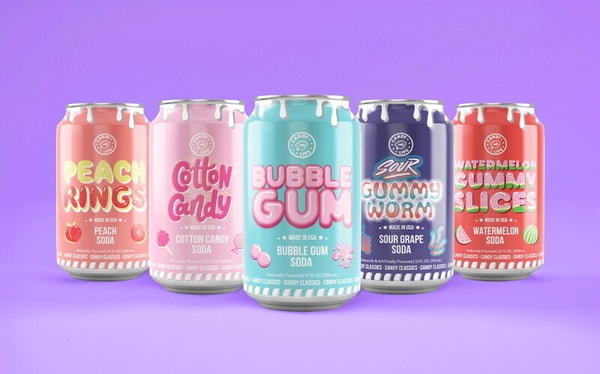 Candy-Inspired Sodas : candy lips