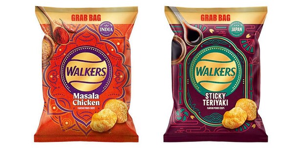 Global Cuisine-Inspired Snack Chips : new Walkers crisps flavors