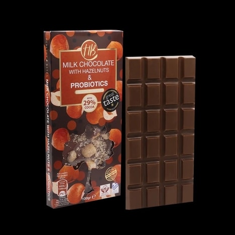 Probiotic Chocolate Bars : chocolate with probiotics
