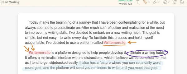 Digital Writing Trackers : WriteMore