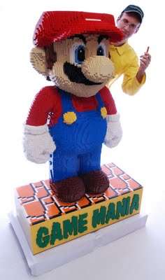 Life-Sized Game Characters: Giant Mario Joins in on the LEGO Madness
