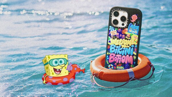 Playful Beach-Inspired Tech Lines : CASETiFY x SpongeBob