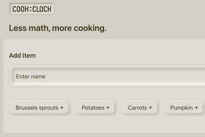 Kitchen Timing Assistants : Cook:Clock