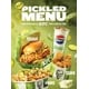 Pickle QSR Chicken Menus : Pickled Menu