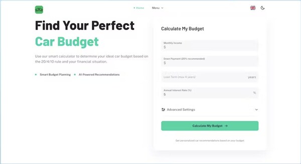 Smart Car Planning : Budget For Cars