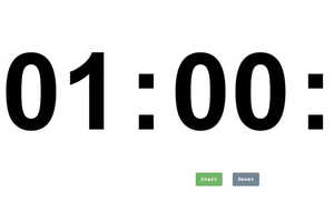 Full Screen Timers : Full Screen Countdown Timer