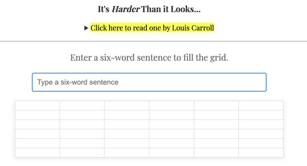 Palindrome Poetry Tools : Poetry Grid Helper