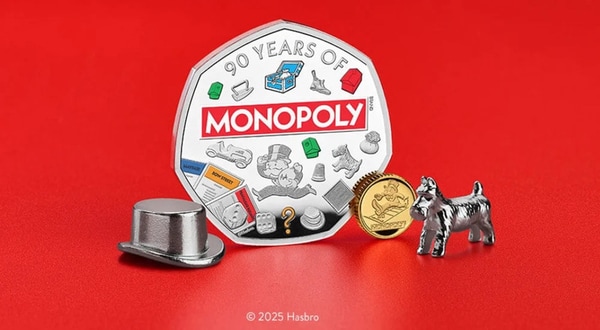 Collectible Anniversary Coins : Monopoly 90th