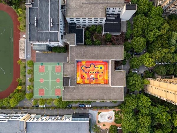 Bright Playful Sport Playgrounds : LEGO and Nike