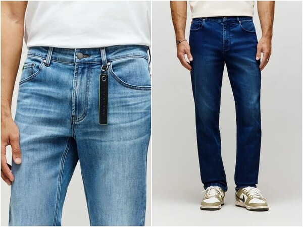 Easygoing Denim Pants : Snug-Fit Denim