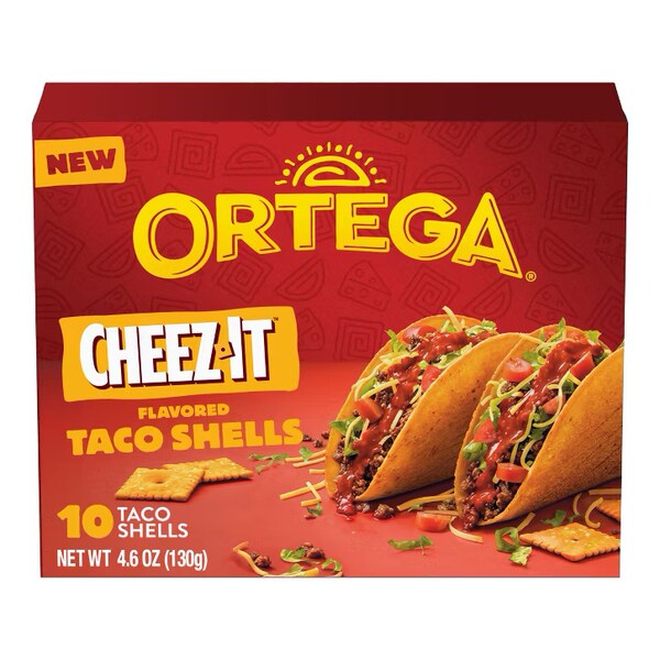 Collaboration Cracker Taco Shells : Ortega Cheez-It Taco Shells
