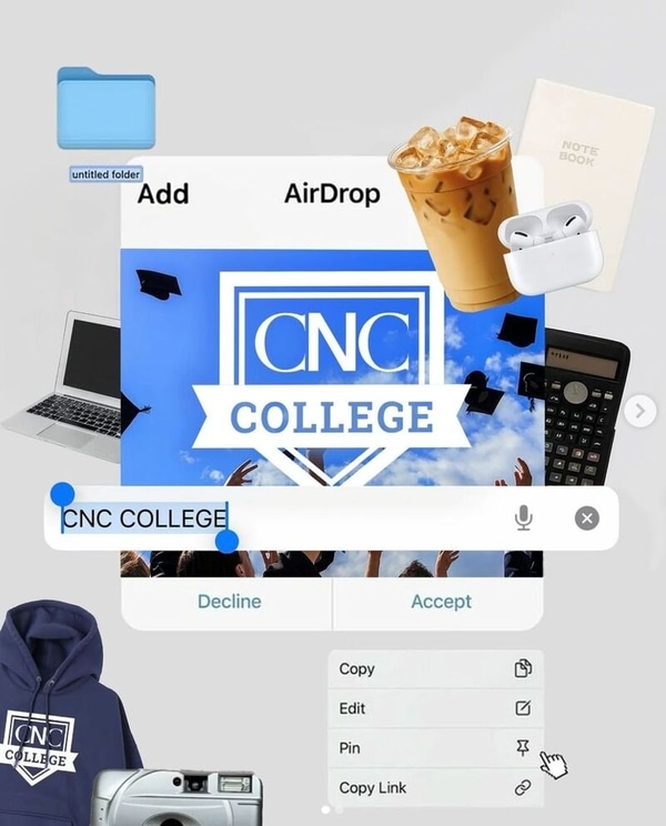 Direct Gen-Z Campus Engagements : 'CNC College'