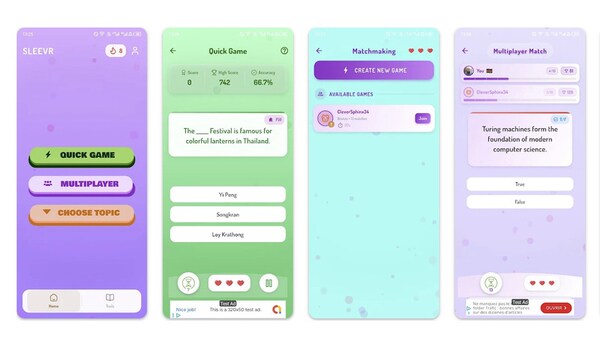 Interactive Quiz Platforms : AI Trivia