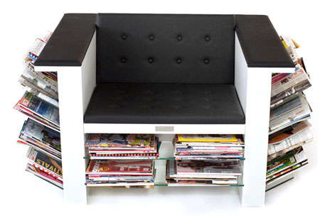 Reading-Material Seating: The Functional HOI Magazine Chair by Jules ...