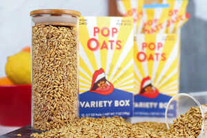 Crunchy Popped Oat Snacks: Pop Oats are Patented Through a ...