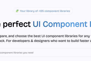 UI Resource Directories : Component Libraries