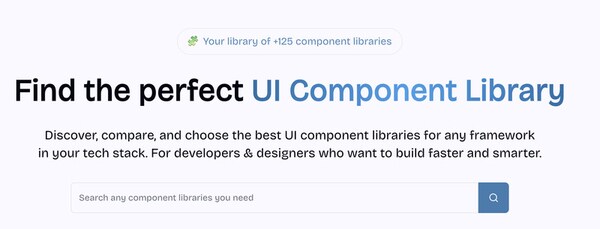 UI Resource Directories : Component Libraries