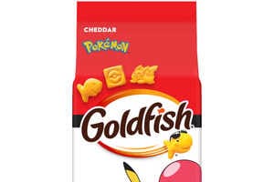 Cheesy Anime-Inspired Crackers : Goldfish Pokémon crackers