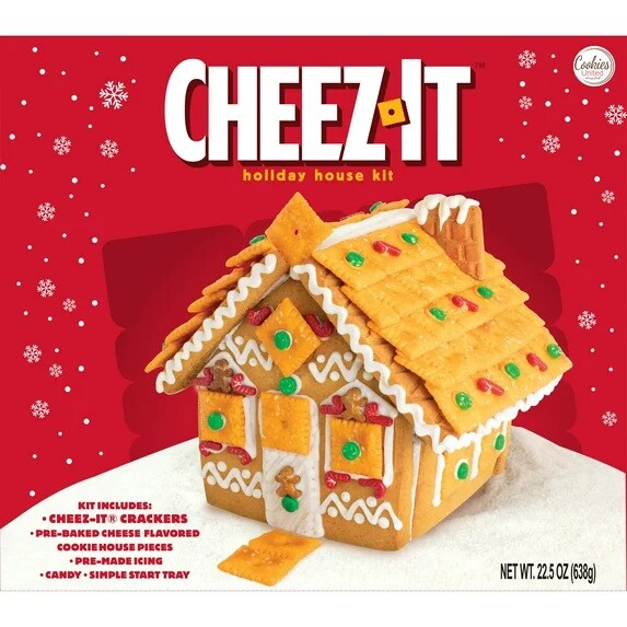 Cheesy Holiday House Kits : Cheez-It Holiday House Kit