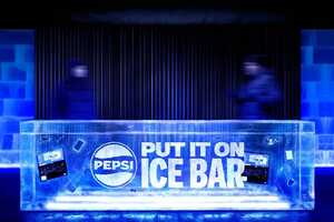 Icy Branded Soda Experiences : Pepsi Put it on Ice Bar