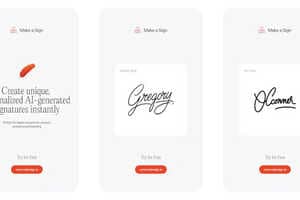 Digital Signatures Tools : Make A Sign