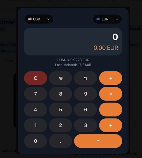 Currency Conversion Tools : Currency Calculator Converter