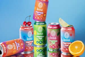 Prebiotic Protein-Rich Sodas : Koia Protein Pop