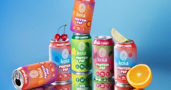 Prebiotic Protein-Rich Sodas : Koia Protein Pop