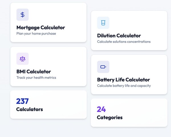 All-in-One Calculator Platforms : Calculator Hub