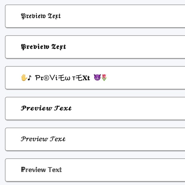 Text Styling Tools : Fancy Text Generator