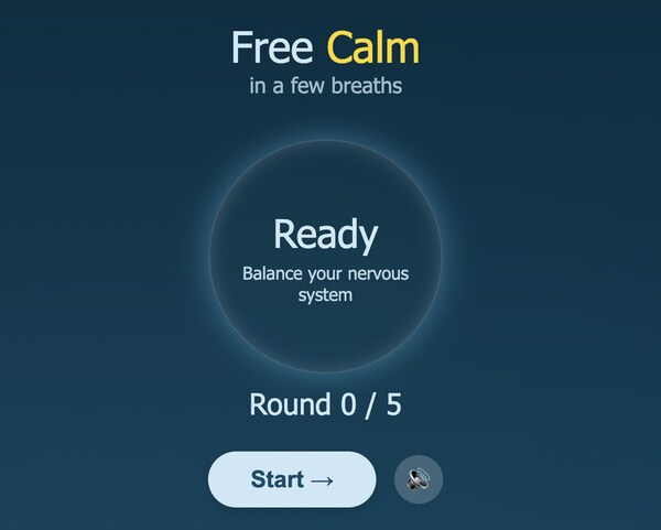 Guided Breathing Apps : Breathe Calmly